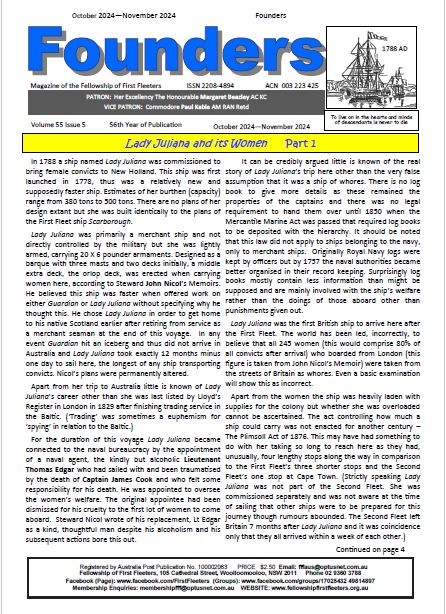 Fellowship Of First Fleeters